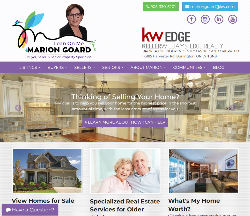 Marion Goard - Burlington Real Estate Broker | Keller Williams Edge ...